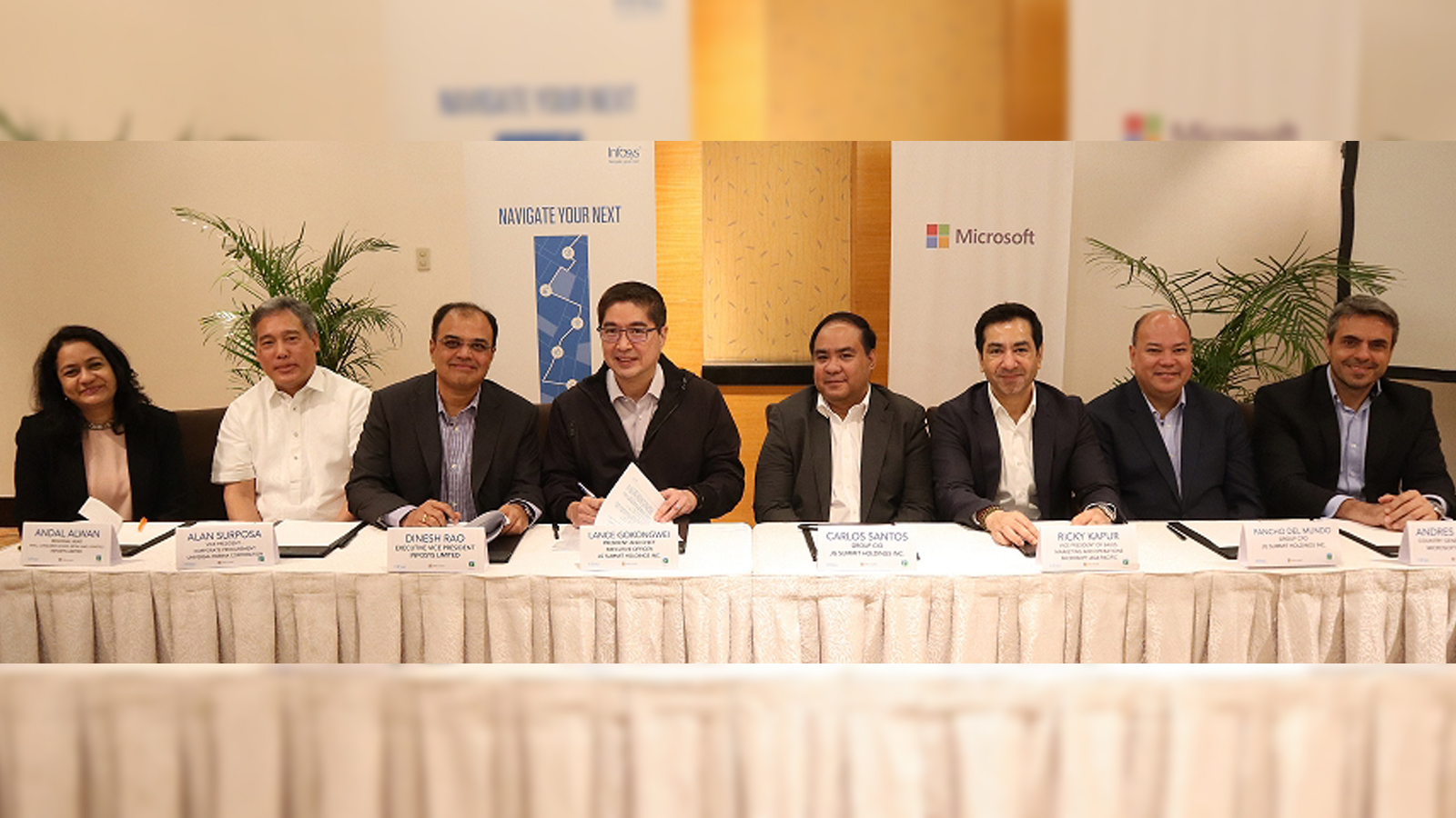 Infosys Partners with Microsoft to Enable Digital Transformation for JG ...
