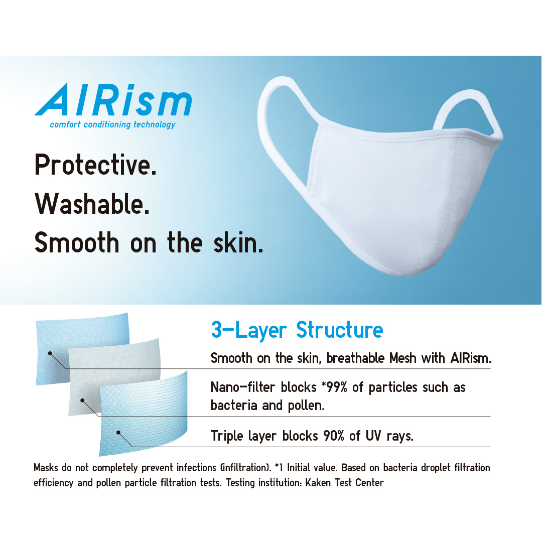 UNIQLO Announces Upcoming Launch of AIRism Masks in the Philippines