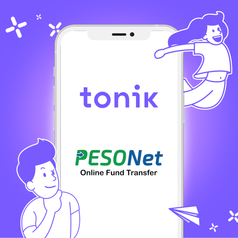 Filipinos Can Now E-Transfer Funds to Tonik with PESONet for Convenient ...