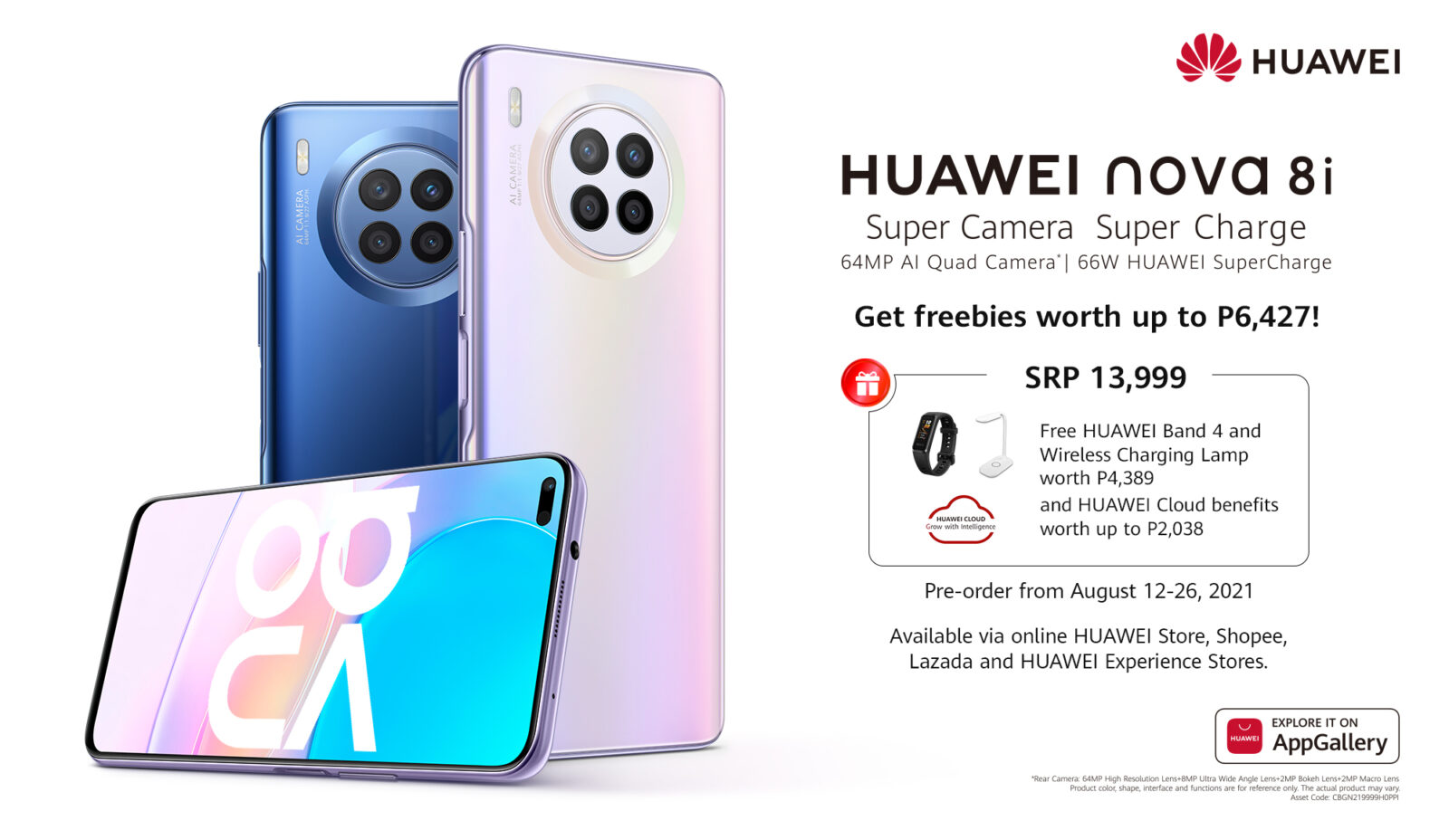 Midrange 'Super Smartphone' HUAWEI nova 8 and 8i Opens Pre-Orders for ...