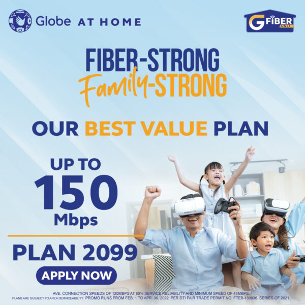 Experience Fast Internet Speeds with Globe's Leveled Up GFiber Unli