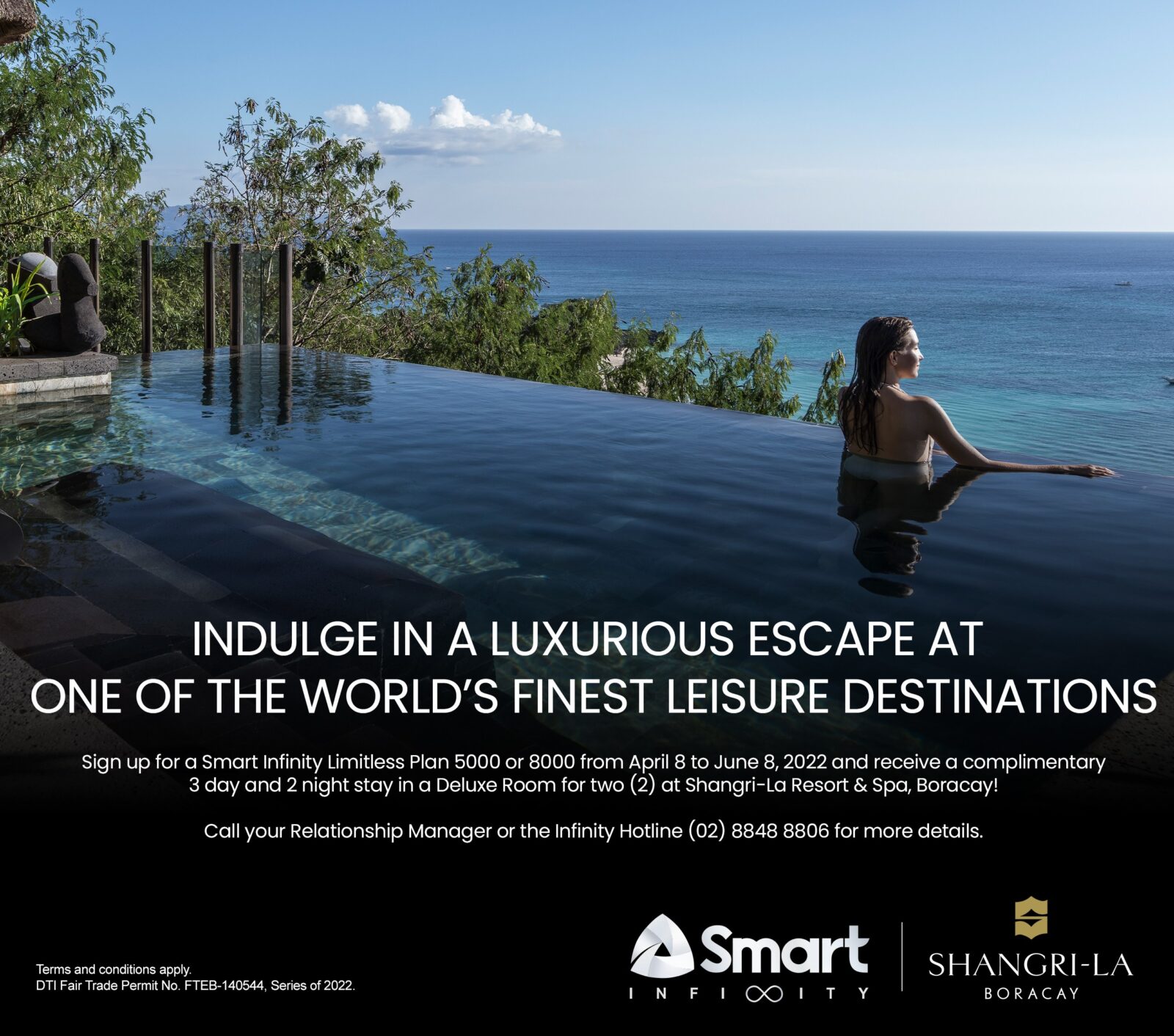 Smart Infinity Rewards Customers with a Luxurious Boracay Getaway