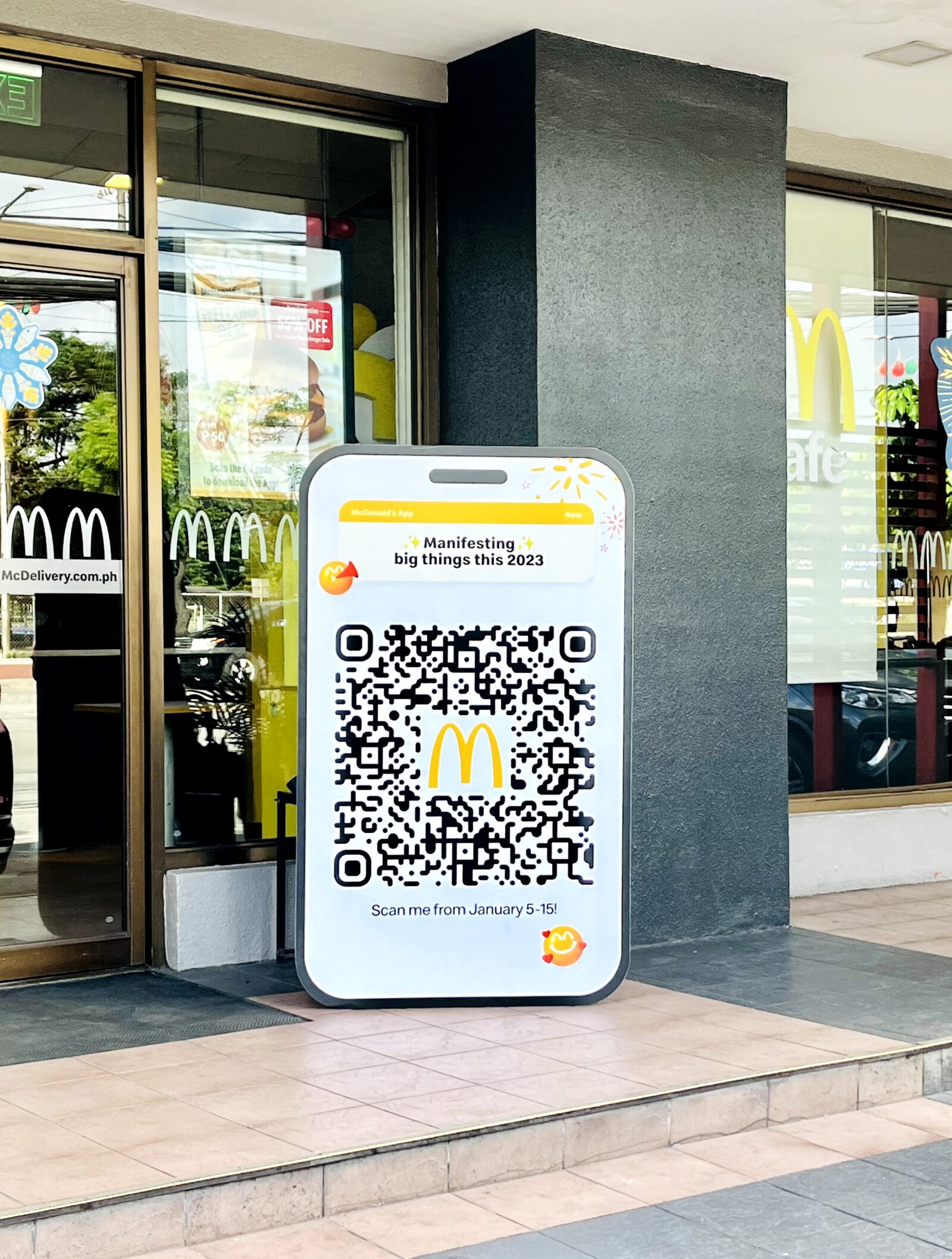Giant QR Codes Displays In McDonald s Ring In The New Year With Deals Giant QR Codes Displays In McDonald s Ring In The New Year With Deals