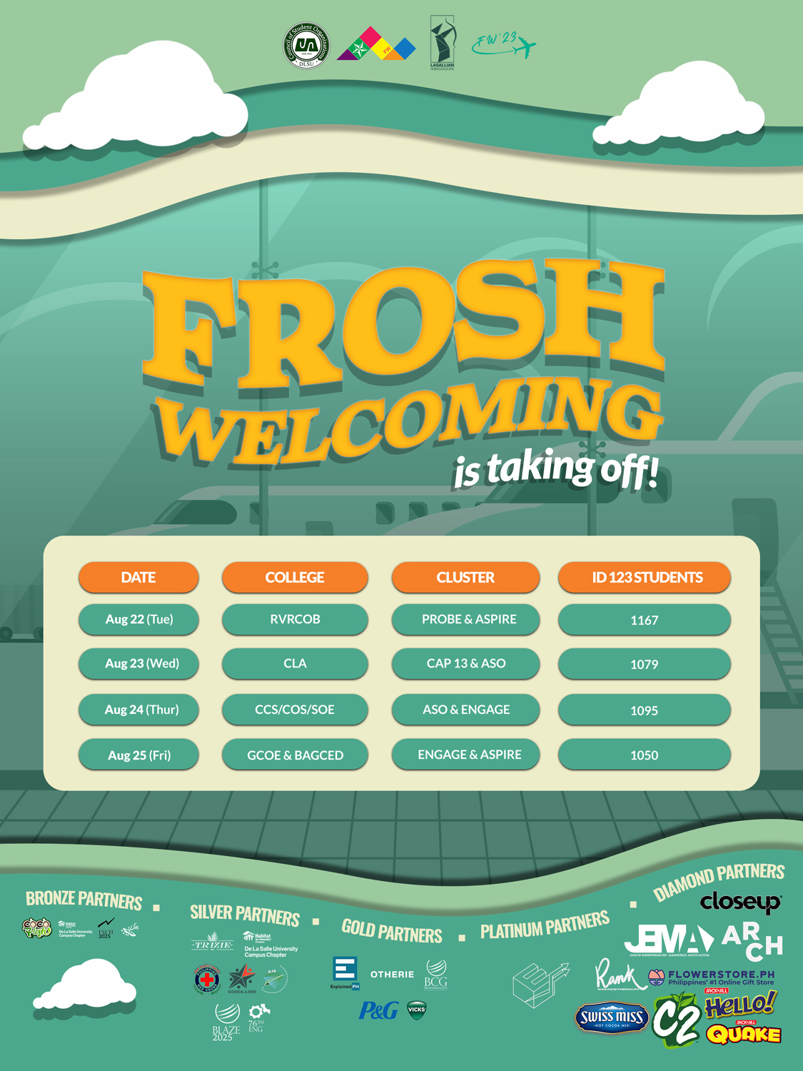 DLSU Goes 4000-Strong in Anticipated 'Frosh Welcoming 2023' Celebration