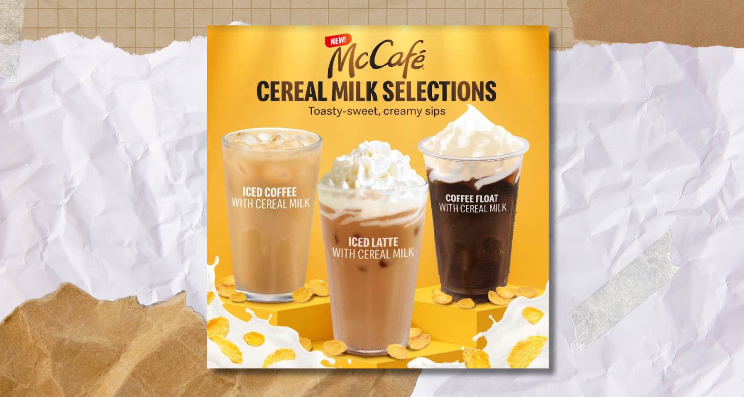 Sip and Savor McDonald’s Caffeine Twist in McCafé Cereal Milk Drinks