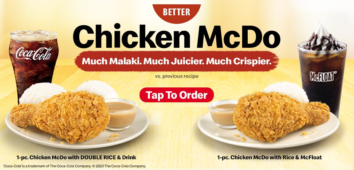 Unkabogable Flavor: McDonald's Sets the Gold Standard with Chicken McDo